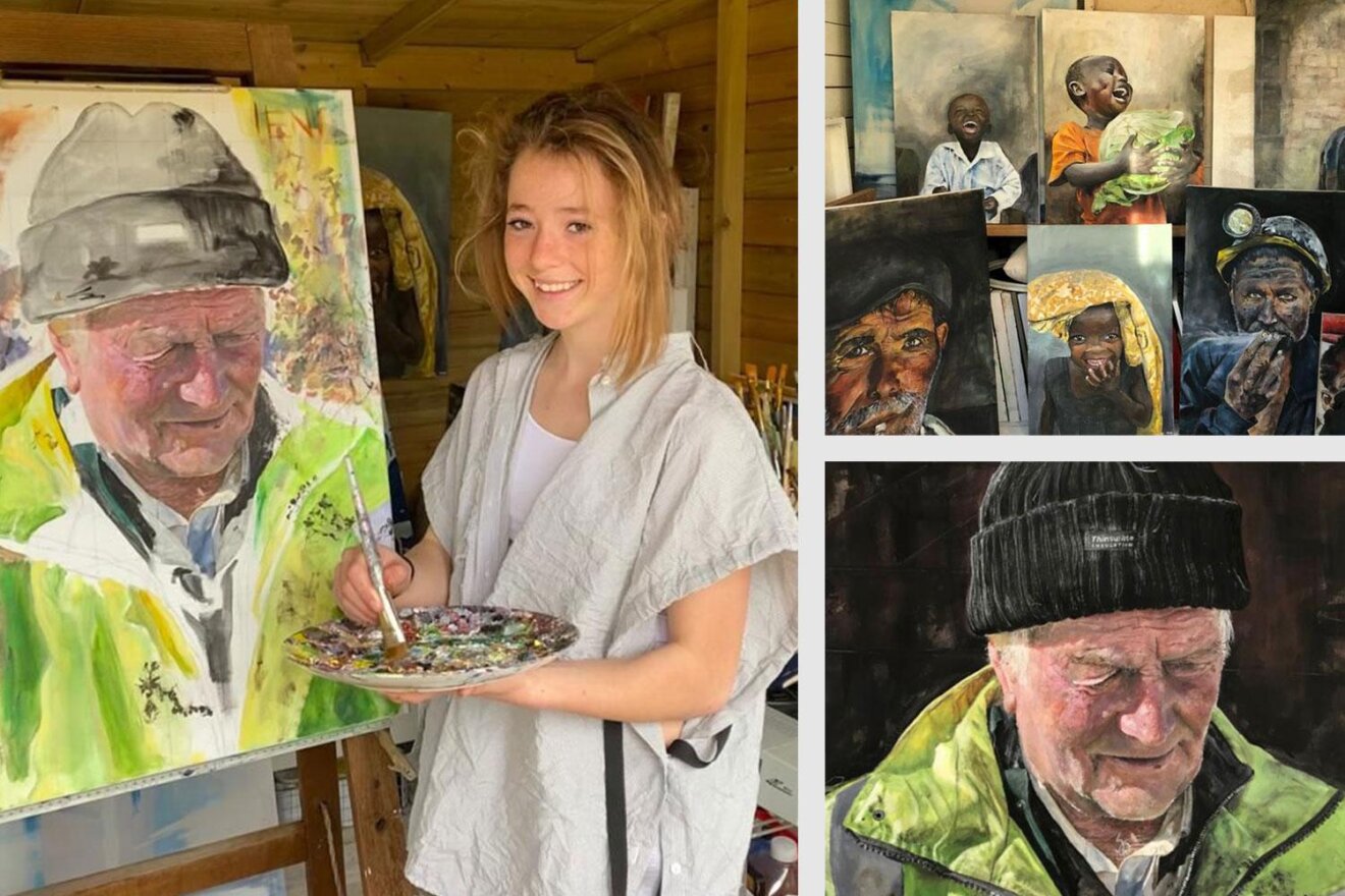 סיפור הצלחה של ציירת בת 14 Makenzy Beard | D+A Magazine